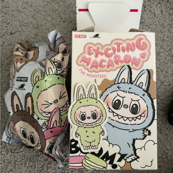 popmart | Accessories | Popmart Labubu The Monster Expecting Macarons ...